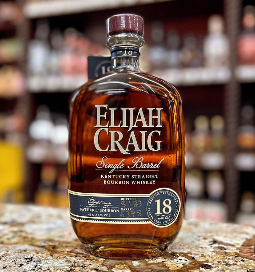 Elijah Craig 18 Yrs Single Barrel – Smart Time Food Store