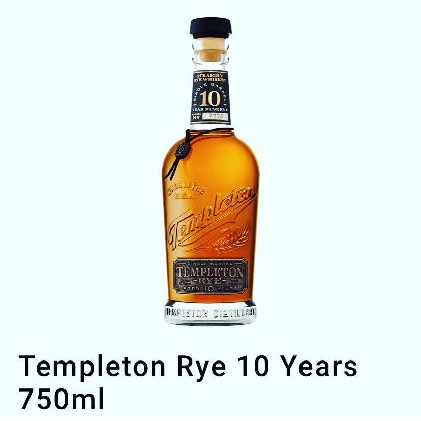 Templeton Rye Single Barrel 10 Years Old – Smart Time Food Store